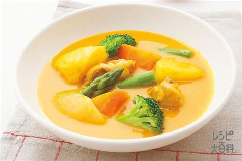 たっぷり野菜のかぼちゃシチューのレシピ・作り方・献立｜レシピ大百科（レシピ・料理）｜【味の素パーク】 鶏もも肉やじゃがいもを使った料理
