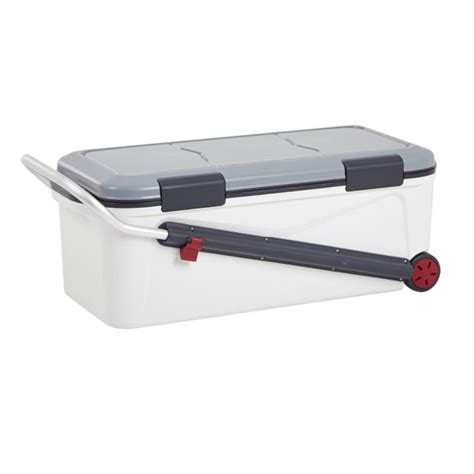 Everest กระติกน้ำแข็ง ถังแช่อเนกประสงค์หูอลูมิเนียมปรับได้ Cooler Box ความจุขนาด50ลิตร รุ่น