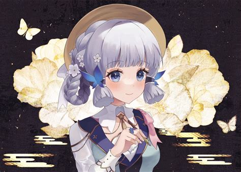 Genshin Universe On Twitter Rt Sinonomemikann 新衣装綾華ちゃん🦋 原神