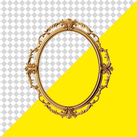 Premium Psd Oval Frame