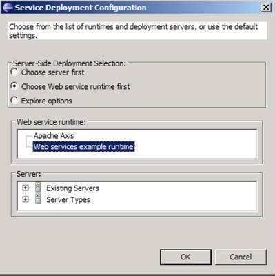 Contributing A Web Service Runtime With Ui In Wtp