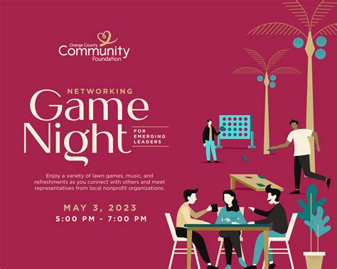 Networking Game Night For Emerging Leaders Orange County Community