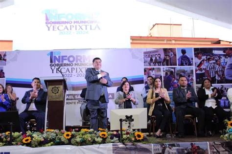 Desarrollo e innovación en Yecapixtla rinde primer informe Rafael Sánchez Zavala Infórmate y más