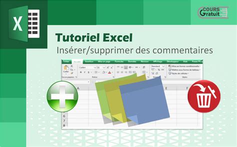 Tutoriel Excel Comment Insérersupprimer Des Commentaires Tutoriel