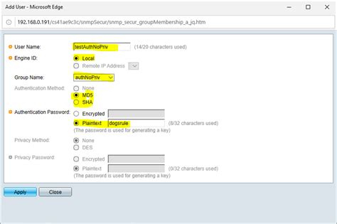 Cisco SF And SG Series SNMP Configuration