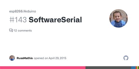 Softwareserial · Issue 143 · Esp8266arduino · Github