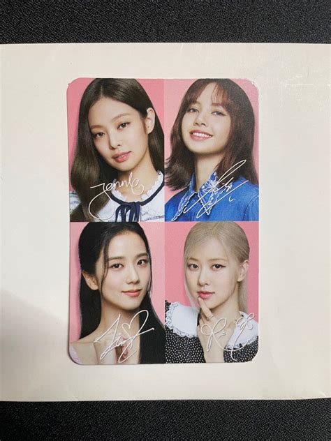 Free Ship OT4 10 BlackPink X Oreo Photocard Hobbies Toys