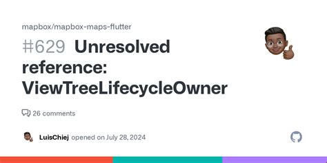 Unresolved Reference Viewtreelifecycleowner · Issue 629 · Mapboxmapbox Maps Flutter · Github