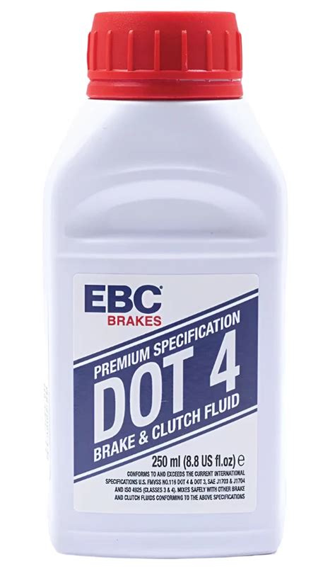 Ebc Dot 4 Brake Clutch Fluid 250 Ml High‑temp