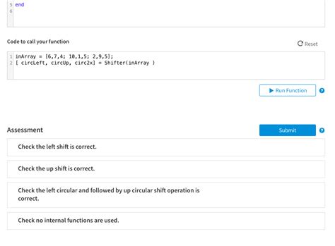 Solved This Is MATLAB Dizzy Shift Write A Function Chegg Com