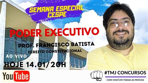 Questões Cespe De Direito Constitucional Poder Executivo Youtube