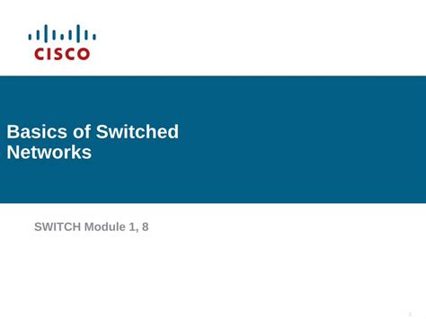 Pdf Module 1 Basics Of Switched Networks Dokumentips
