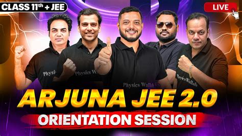 Live Orientation Arjuna Jee 20 2026 For Class 11th Jee🔥 Classes