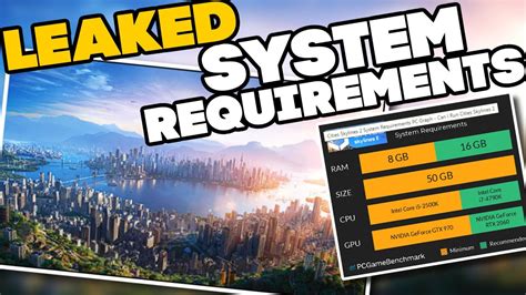 Full City And System Requirements Leaked Cities Skylines 2 Youtube