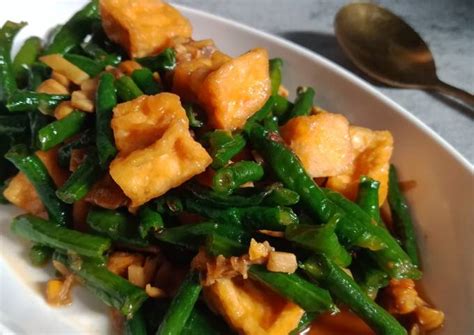 Resep Tumis Kacang Panjang Tahu Oleh Esty Ridho Hakim Cookpad