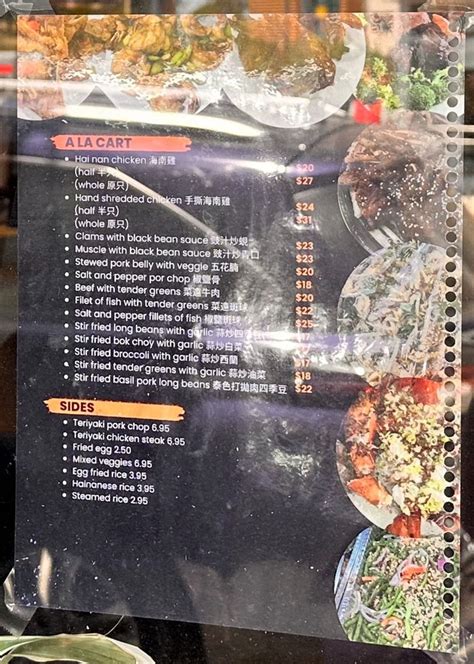 Menu Orchids Cafe