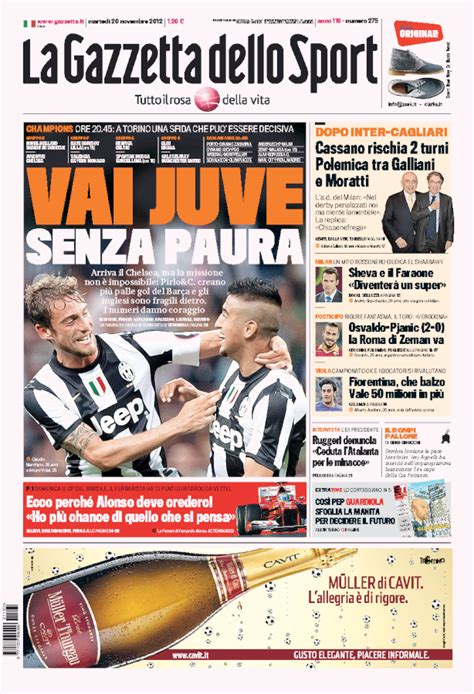 Le prime pagine di martedì novembre Il Post