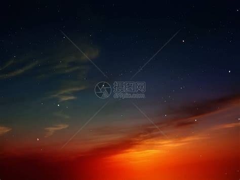 和橙色日落夏夜多云海景自然高清图片下载 正版图片506450047 摄图网