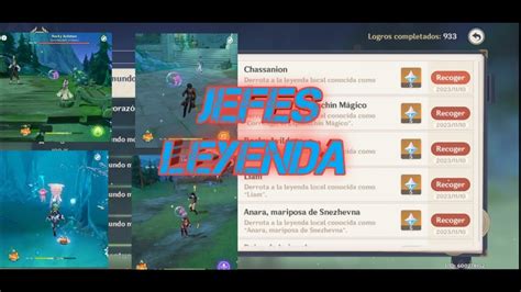 Ubicaci N De Los Jefes Leyenda De La Genshin Impact Youtube