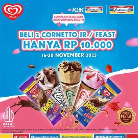 Promo Indomaret Diskon 30 Terbaru 20 November 2023 Ada Es Krim Beli 2