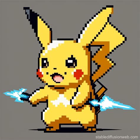 Sprite Thunderbolt Pikachu