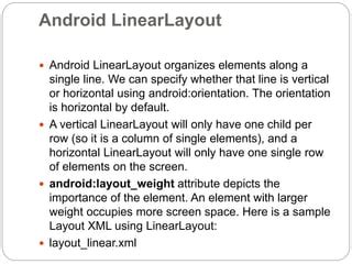 Android Layout Pptx
