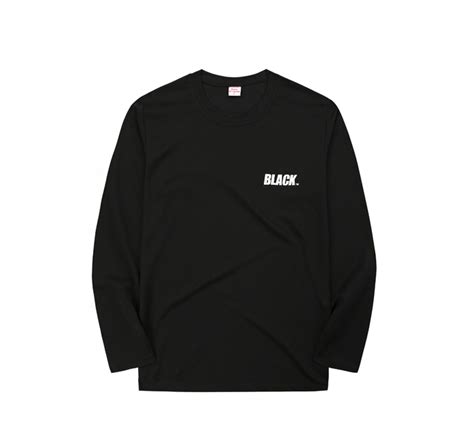 Blackmonsterfit블랙몬스터핏 실시간 인기 스타일 쿨에버 블랙 롱 슬리브 티셔츠 온더룩
