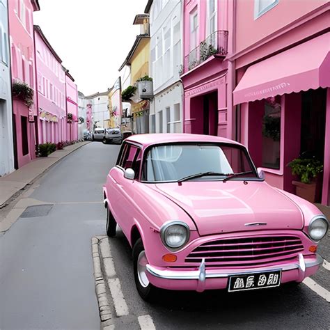 Premium Photo Barbie Pink Car