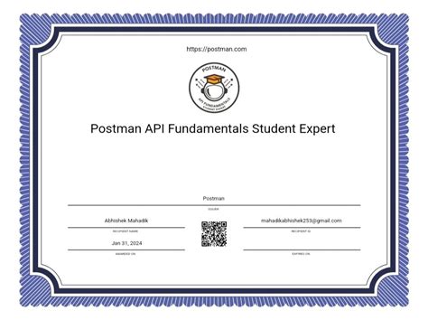 Abhishek Mahadik On Linkedin Postman Api Fundamentals Course Completion