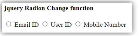 Radio On Change Javascript