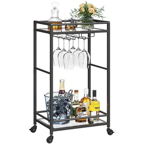 Buy Lifewit Drink Trolley Bar Cart On Lockable Wheels Rolling Serving