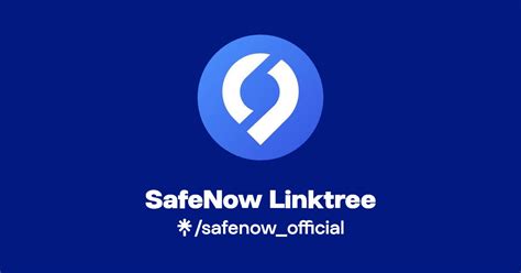 SafeNow Instagram TikTok Linktree