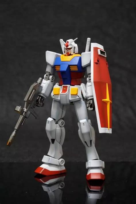 【模玩作品赏析】hg 1144 新生 Rx 78 2 元祖高达喷涂作