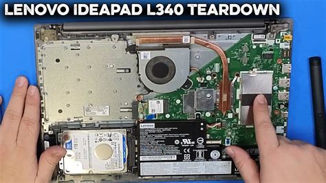 Lenovo Ideapad L340 Teardown And SSD Upgrade 160 YouTube