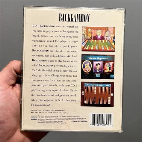 Philips Cdi Cd I Retro Game Backgammon K P P Tradera