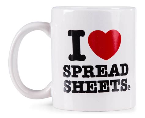 I Love Spreadsheets Shirt With I Love Spreadsheets Mug Australia Laobingkaisuo Together I Heart