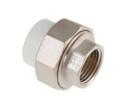 Муфта разъемная 25 х 1" мм (ВР) полипропилен PP-R VALTEC белая – купить ...