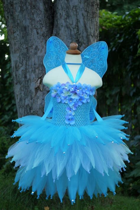 Blue Fairy Tutu Dress Fairy Costume Water Fairy Etsy