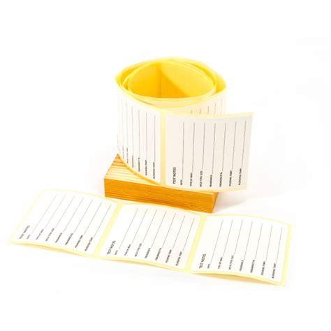 Wax Testing Labels