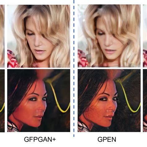 Blind Face Restoration Results Of Original Bfr Models And Their
