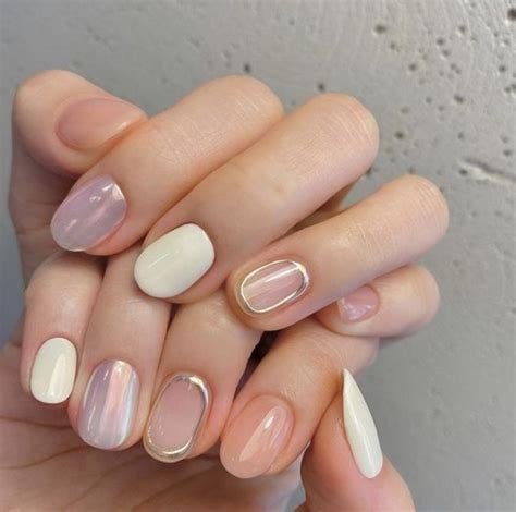 40 ไอเดียทำเล็บเจ้าสาวเรียบหรู Minimal มือสวยแพง Ladyissue เว็บ