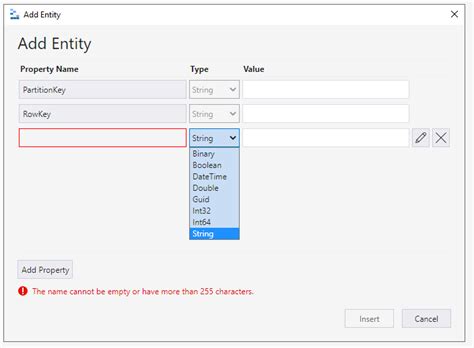 It Would Be Better To Update The Default Property Type To Binary