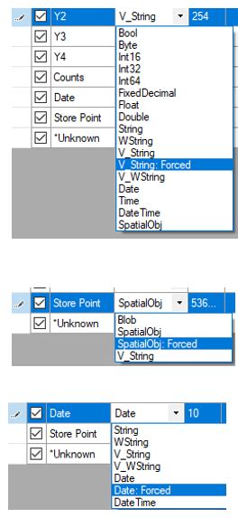 Forced Data Type Alteryx Community