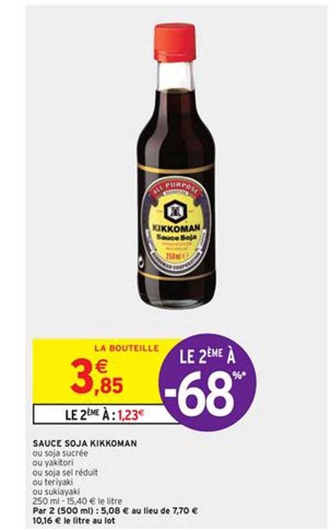 Promo Sauce Soja Kikkoman Chez Intermarché Hyper Icatalogue Fr