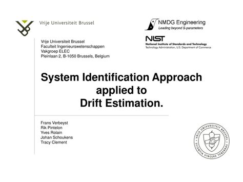 Ppt Enhanced Drift Estimation Using System Identification Approach