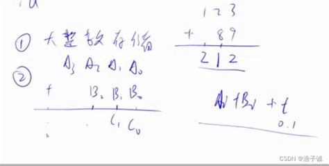 7 acwing791 高精度加法（acwing算法基础课二刷） csdn博客