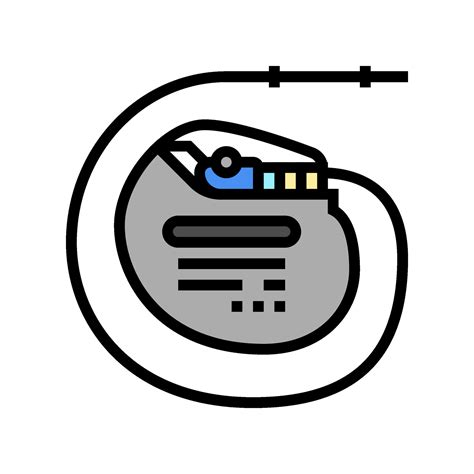 Pacemaker Biomedical Color Icon Vector Illustration 26111870 Vector Art