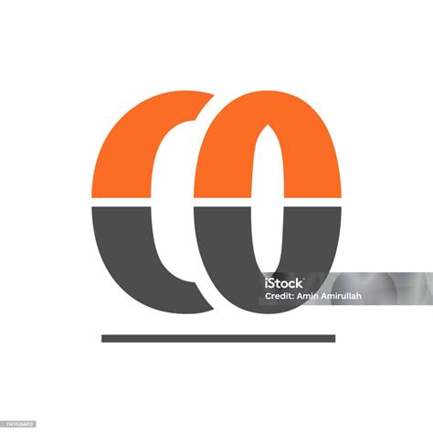 向量插圖字母 C 和 O 平面徽標圖示向量圖形及更多字母o圖片 字母o 字母c 乾淨 Istock