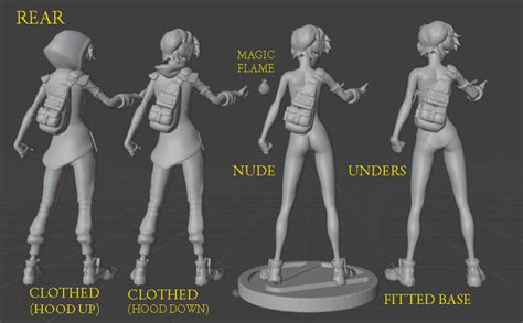 😡 Angry Ava Statue Borderlands 3 Sfw And Nsfw・ Stl File For ・cults