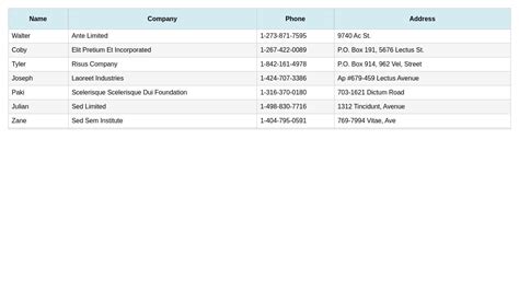 Create Scrolling Table With Fixed Header In Pure Css